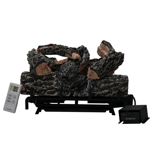 Americangaslogs 18-24 Inch Ventless Fireplace Logs Set with Remote ...